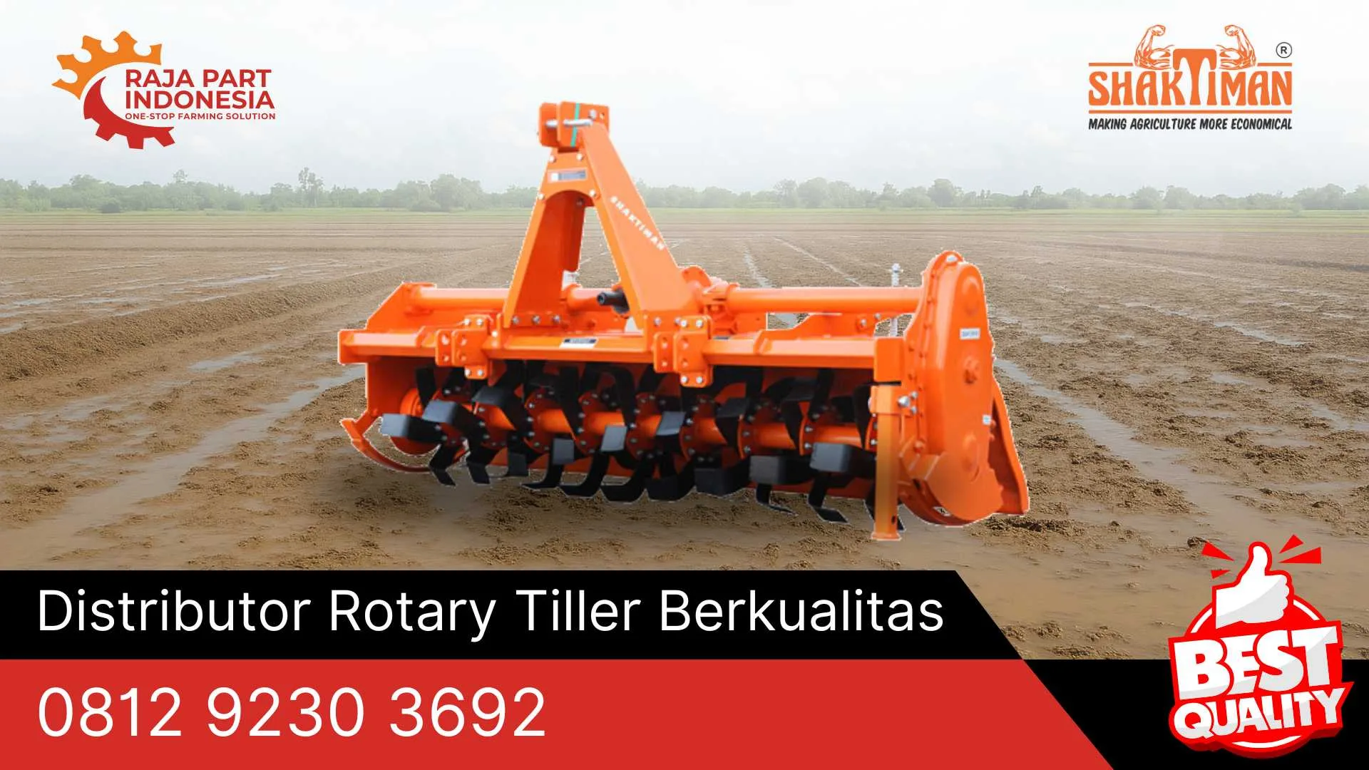 Jual Rotary Tiller Implemen Bajak Tanah - RAJAPART.COM